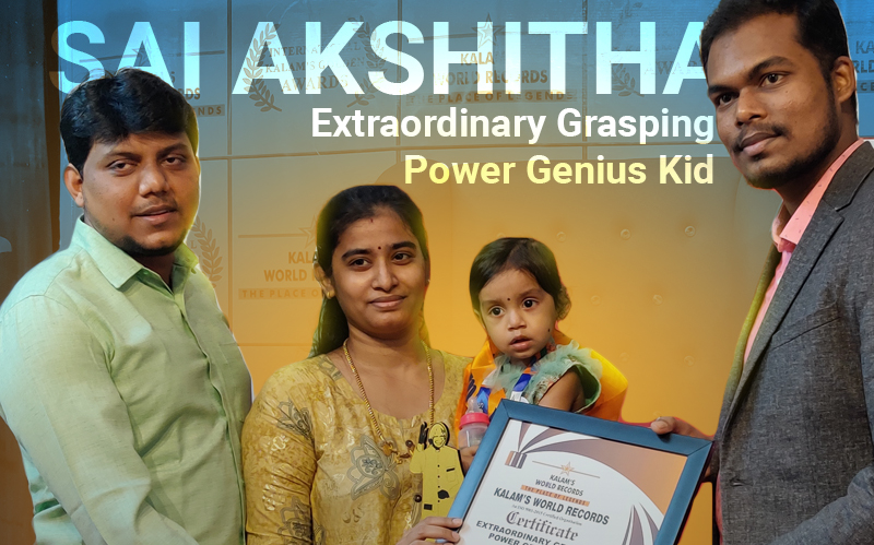 Extraordinary Grasping Power Genius Kid - Kalams World Records