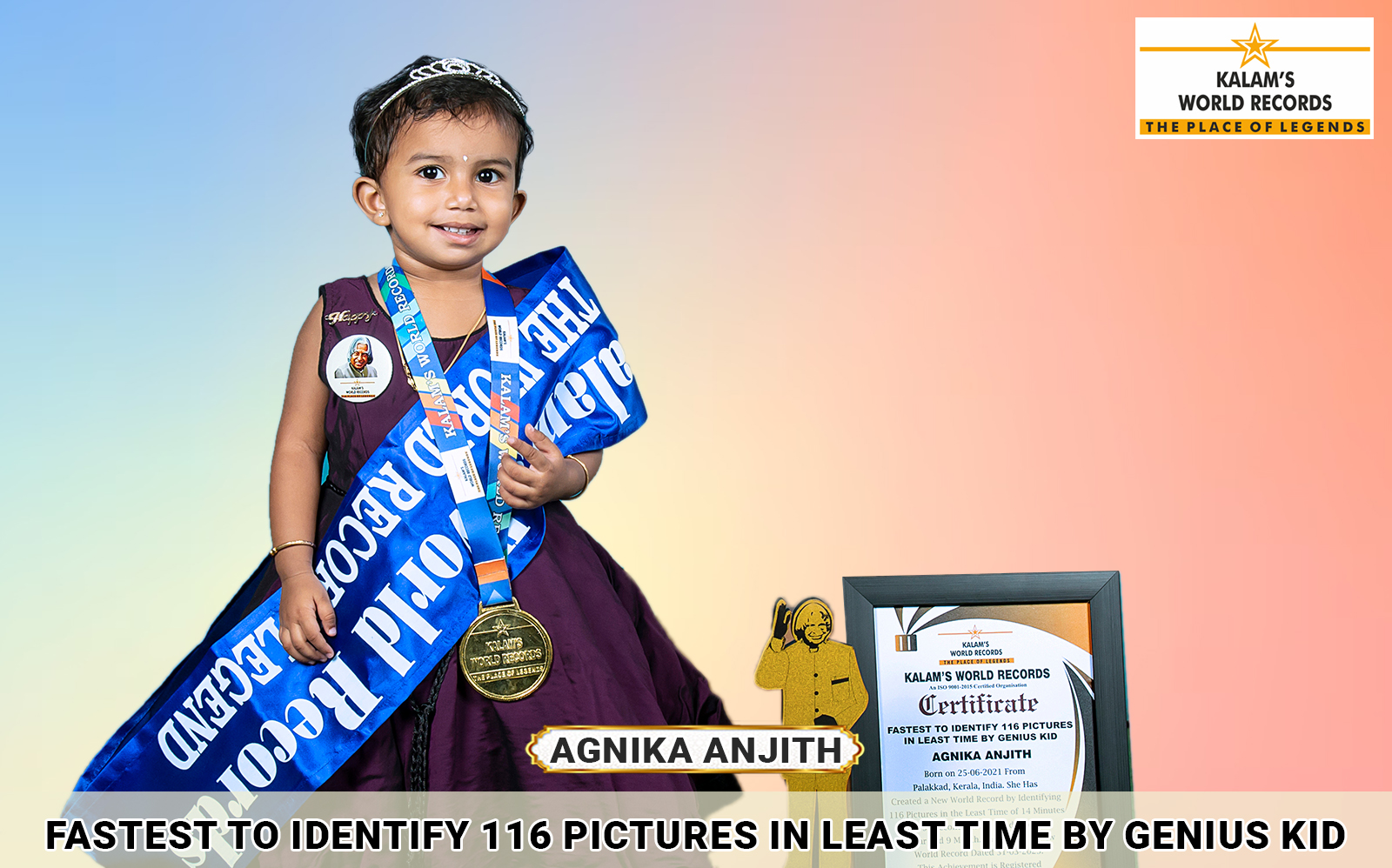 Fastest to Identify 116 Pictures in Least Time by Genius Kid | Kalams ...