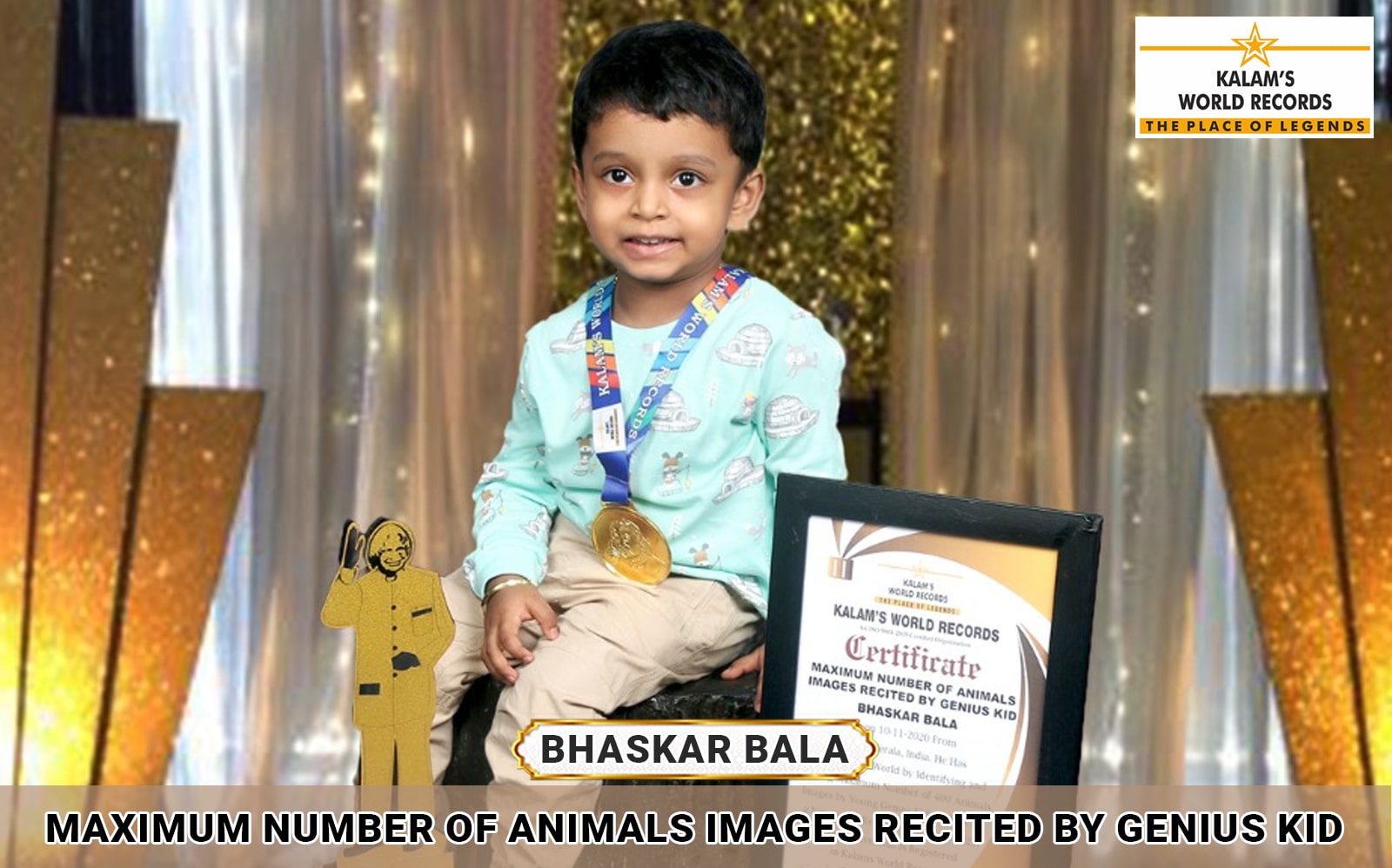 Maximum Number of Animals Images Recited by Genius Kid - Kalams World ...