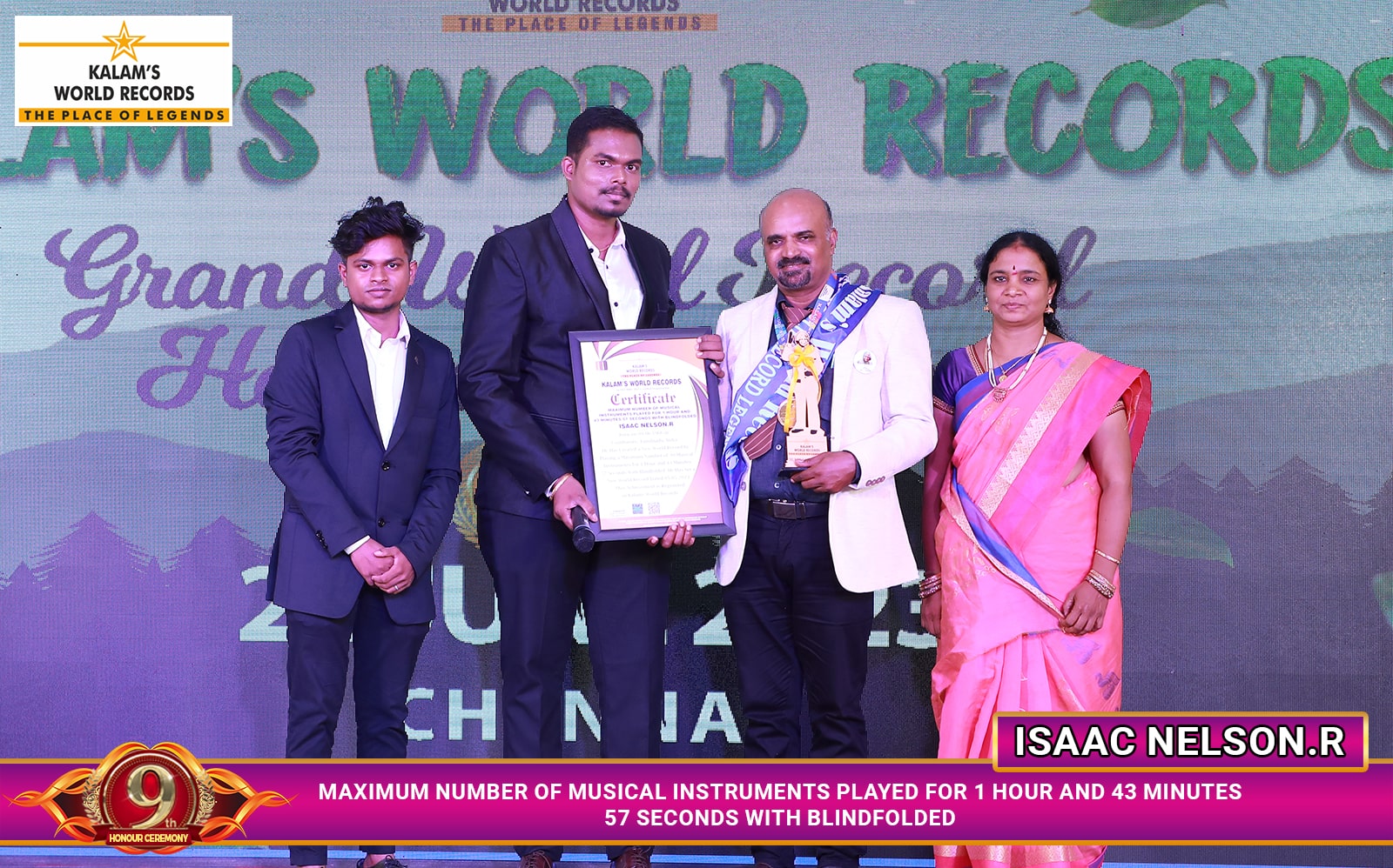Maximum Number Of Musical Instruments Played For 1 Hour And 43 Minutes ...