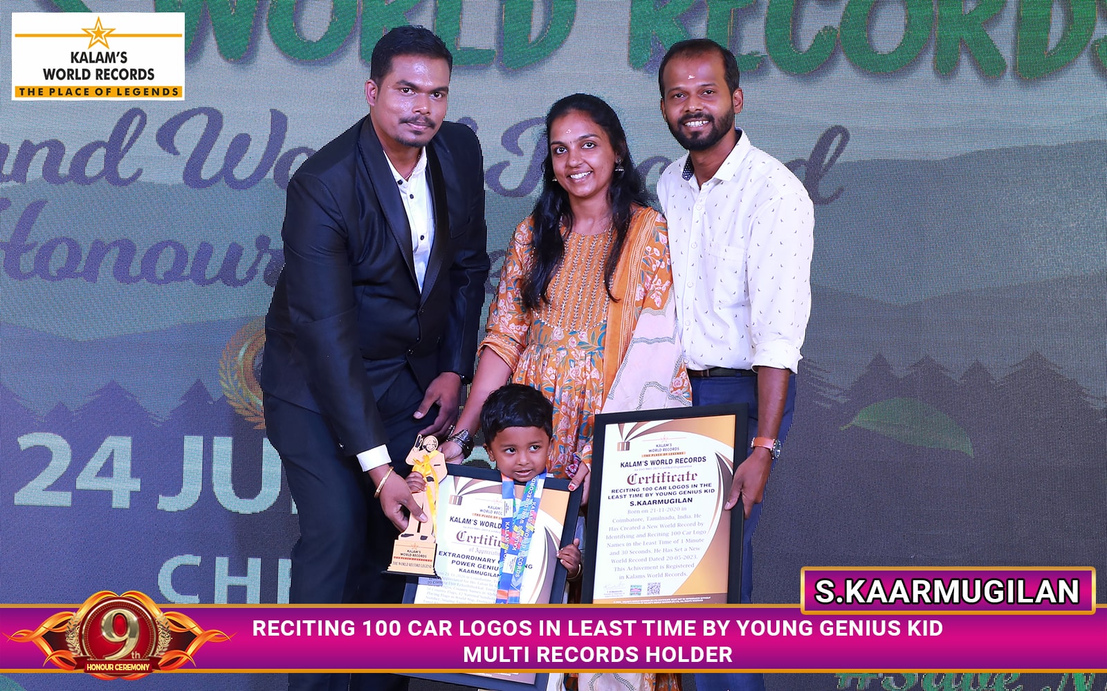 Reciting 100 Car Logos In Least Time By Young Genius Kid - Kalams World ...