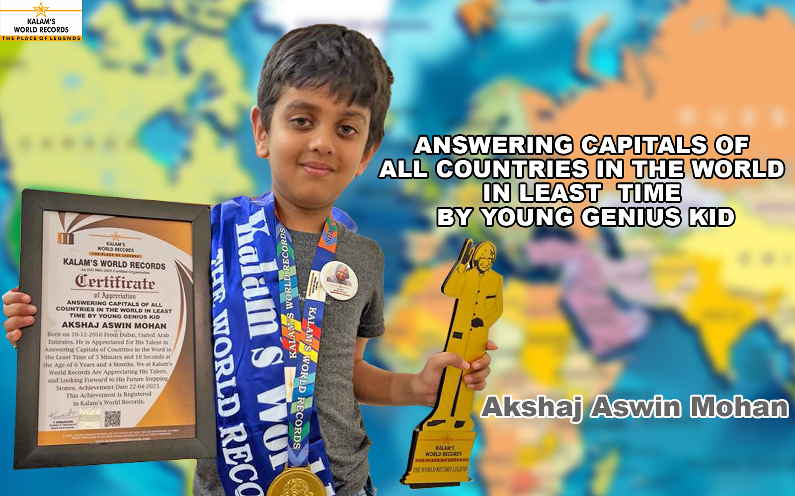 Answering Capitals Of All Countries In The World In Least Time By Young ...