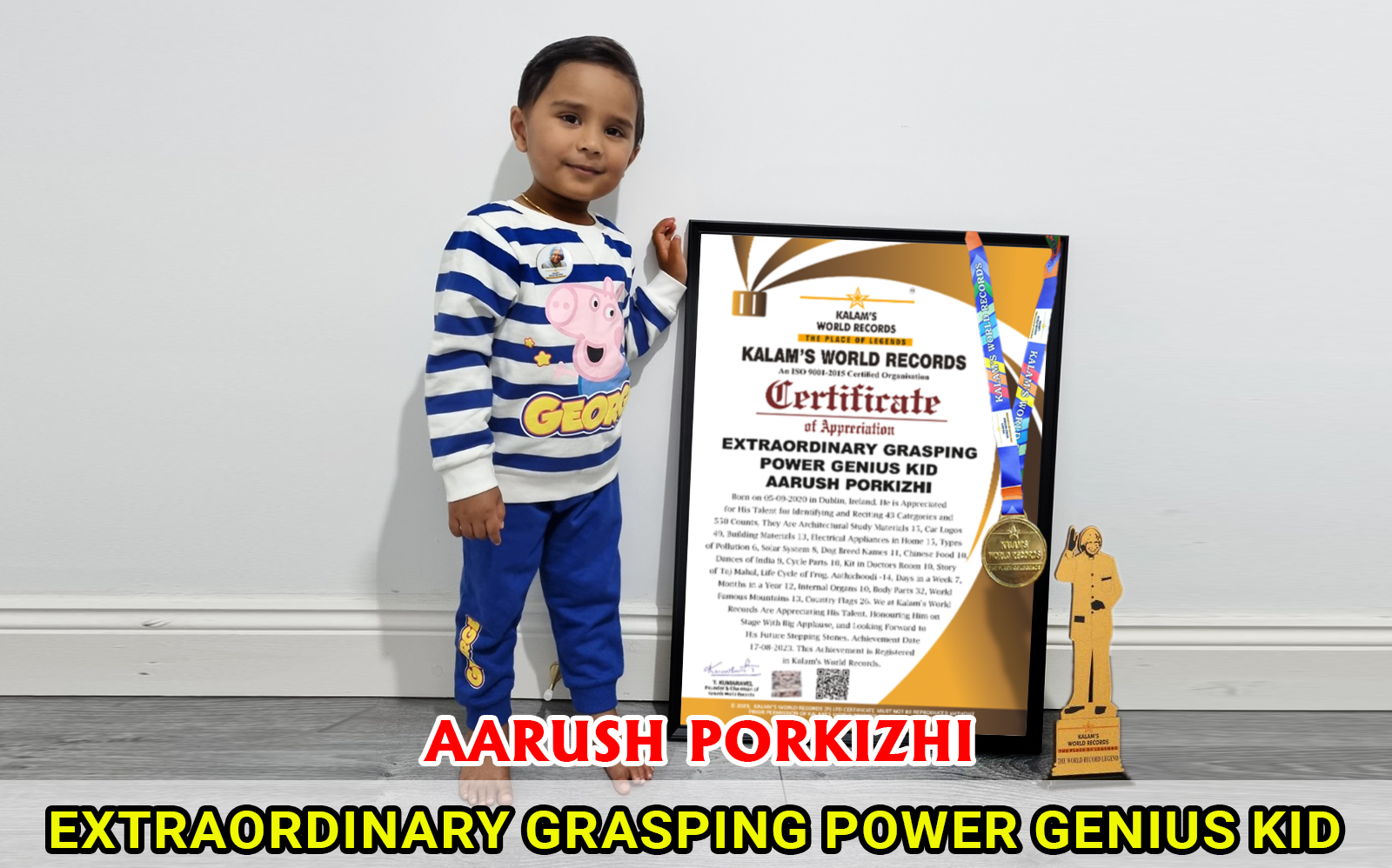 Extraordinary Grasping Power Genius Kid | Kalams World Records