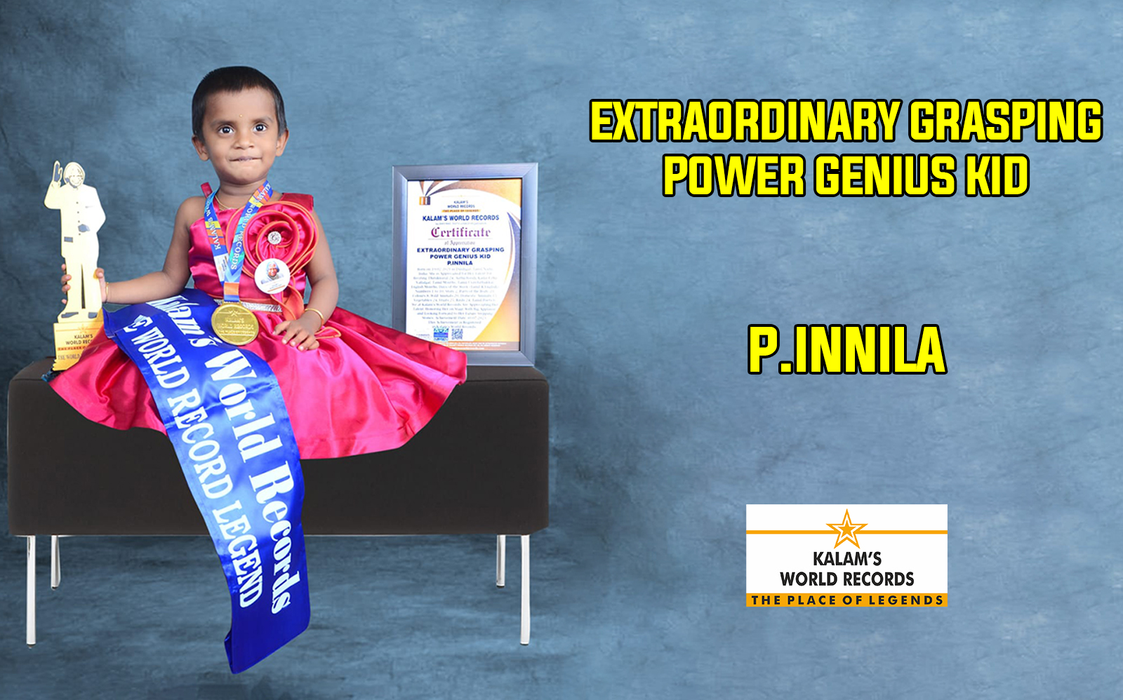 Extraordinary Grasping Power Genius Kid - Kalams World Records