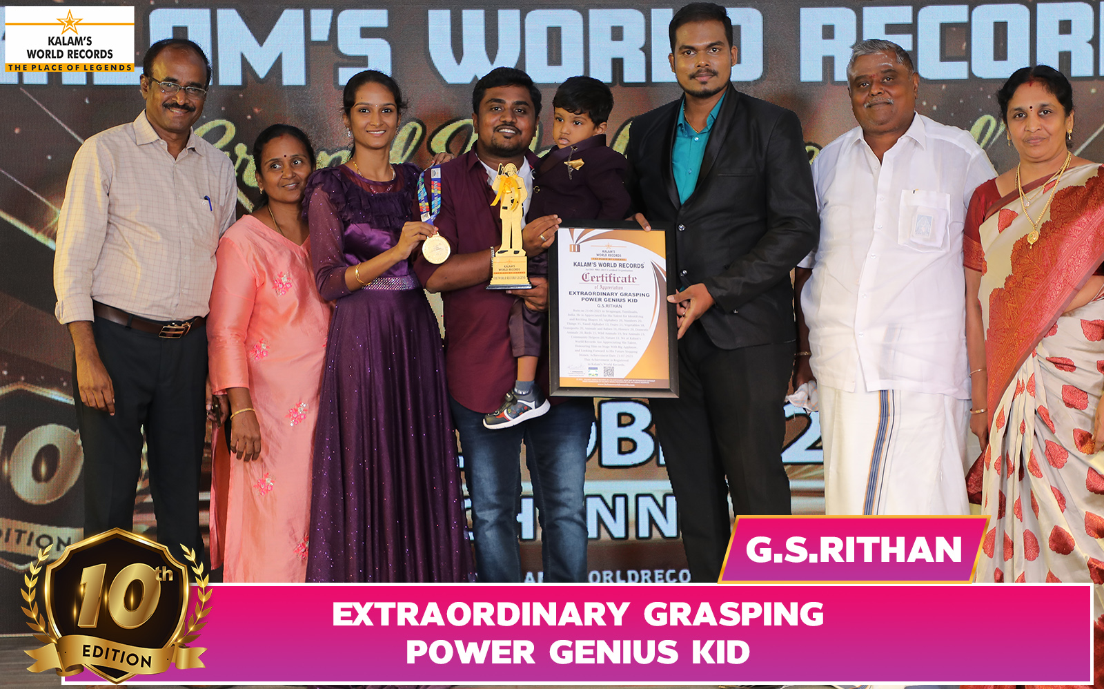Extraordinary Grasping Power Genius Kid - Kalams World Records
