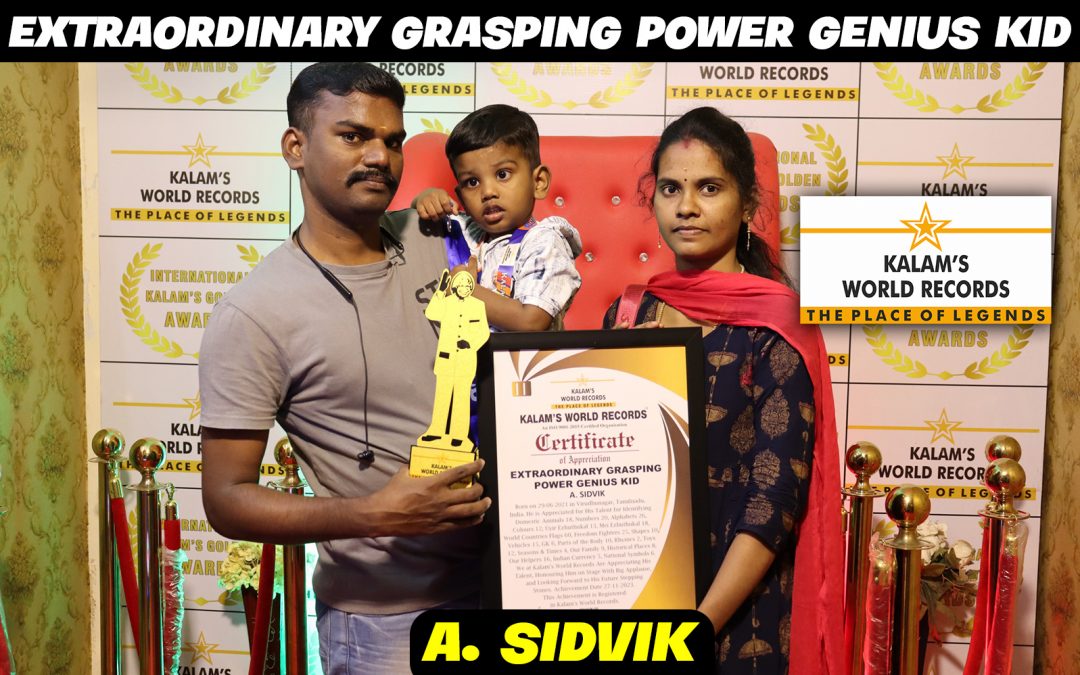 Extraordinary Grasping Power Genius Kid - Kalams World Records
