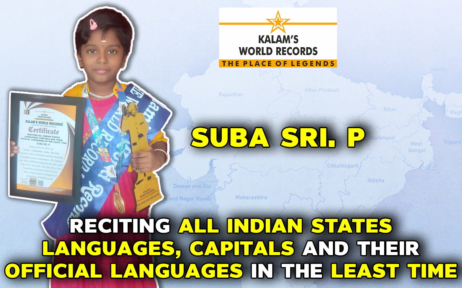 Reciting All Indian States Languages, Capitals and Their Official ...