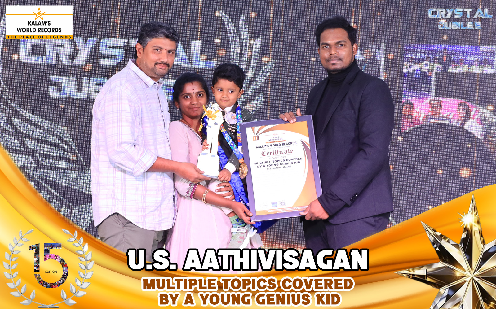 Multiple Topics Covered by a Young Genius Kid - Kalams World Records