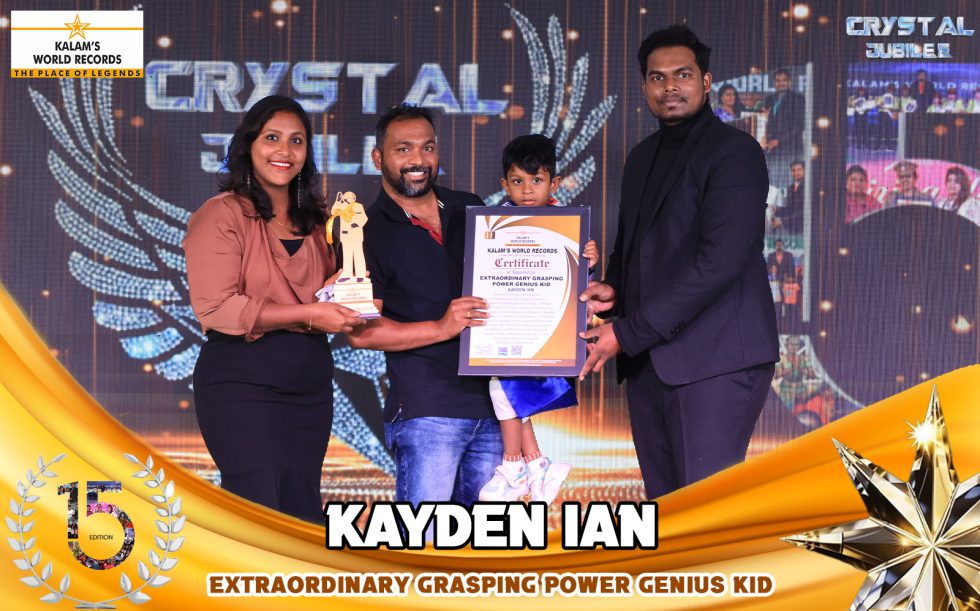 Extraordinary Grasping Power Genius Kid - Kalams World Records