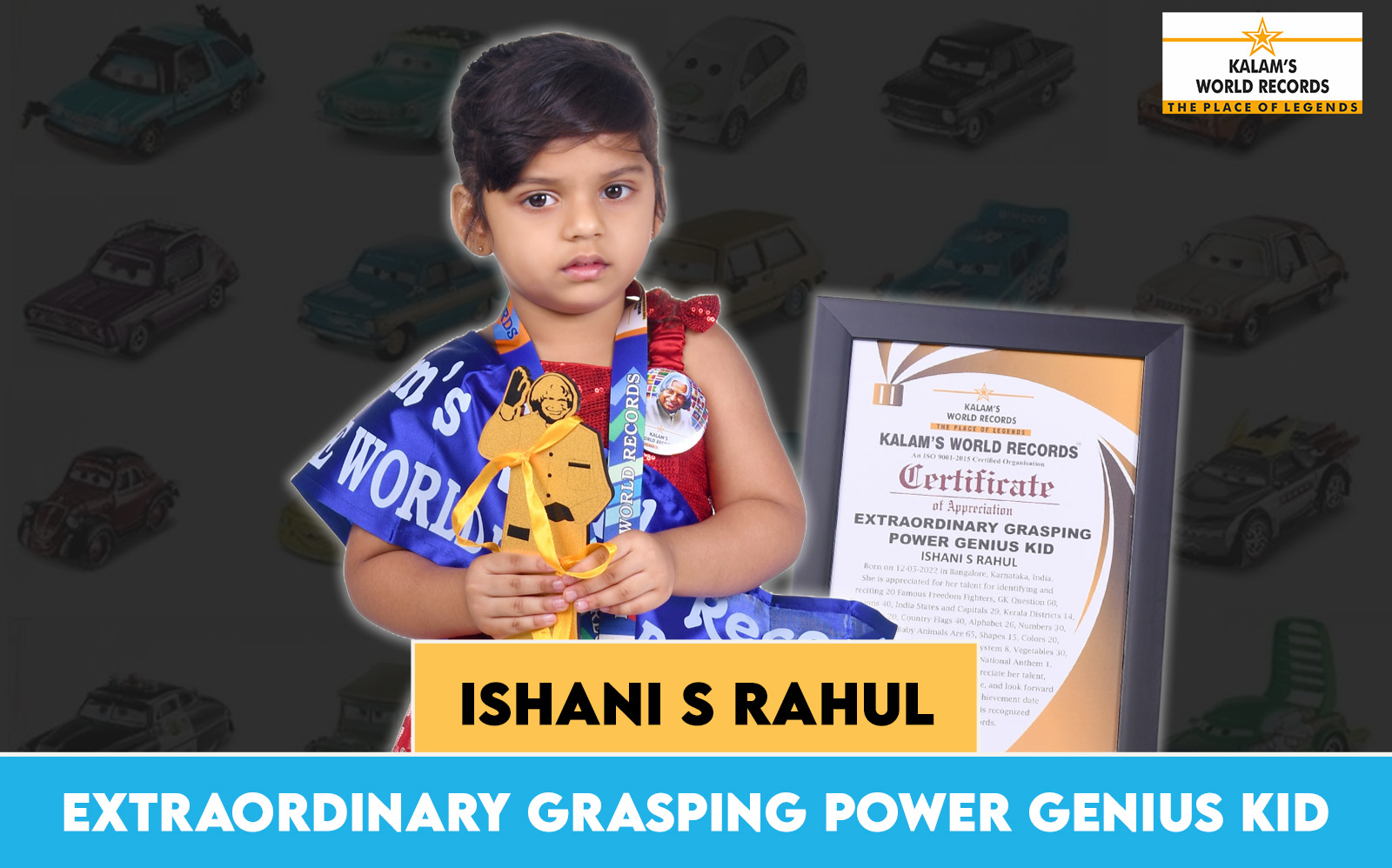 Extraordinary Grasping Power Genius Kid - Kalams World Records