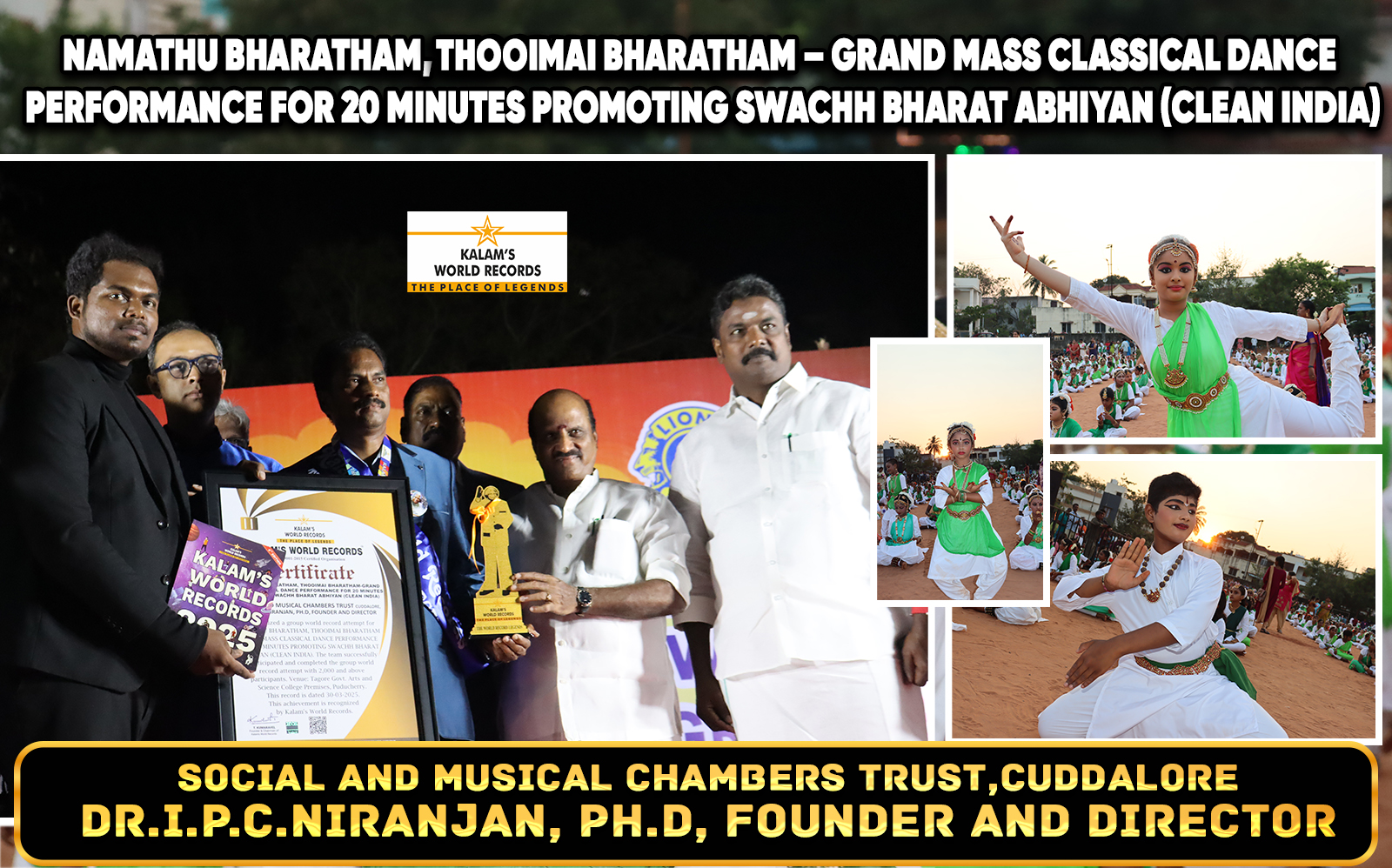 Namathu Bharatham, Thooimai Bharatham – Grand Mass Classical Dance ...