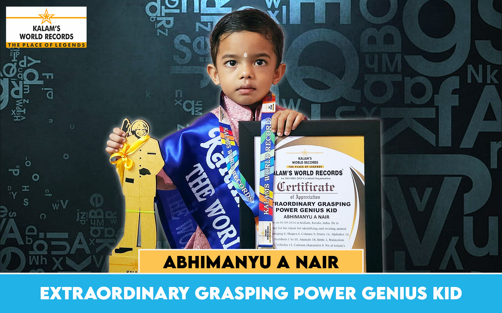 Extraordinary Grasping Power Genius Kid - Kalams World Records