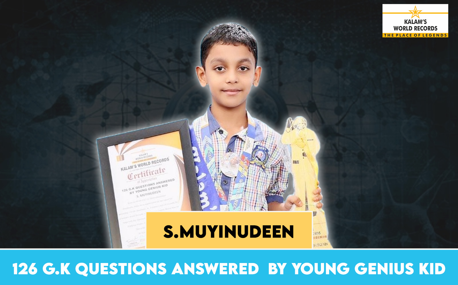 126 G.k Questions Answered by Young Genius Kid - Kalams World Records