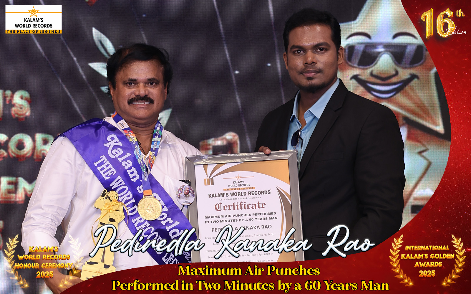 Maximum Air Punches Performed in Two Minutes by a 60 Years Man - Kalams ...