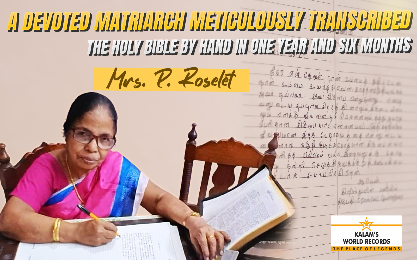A Devoted Matriarch Meticulously Transcribed the Holy Bible by Hand in ...