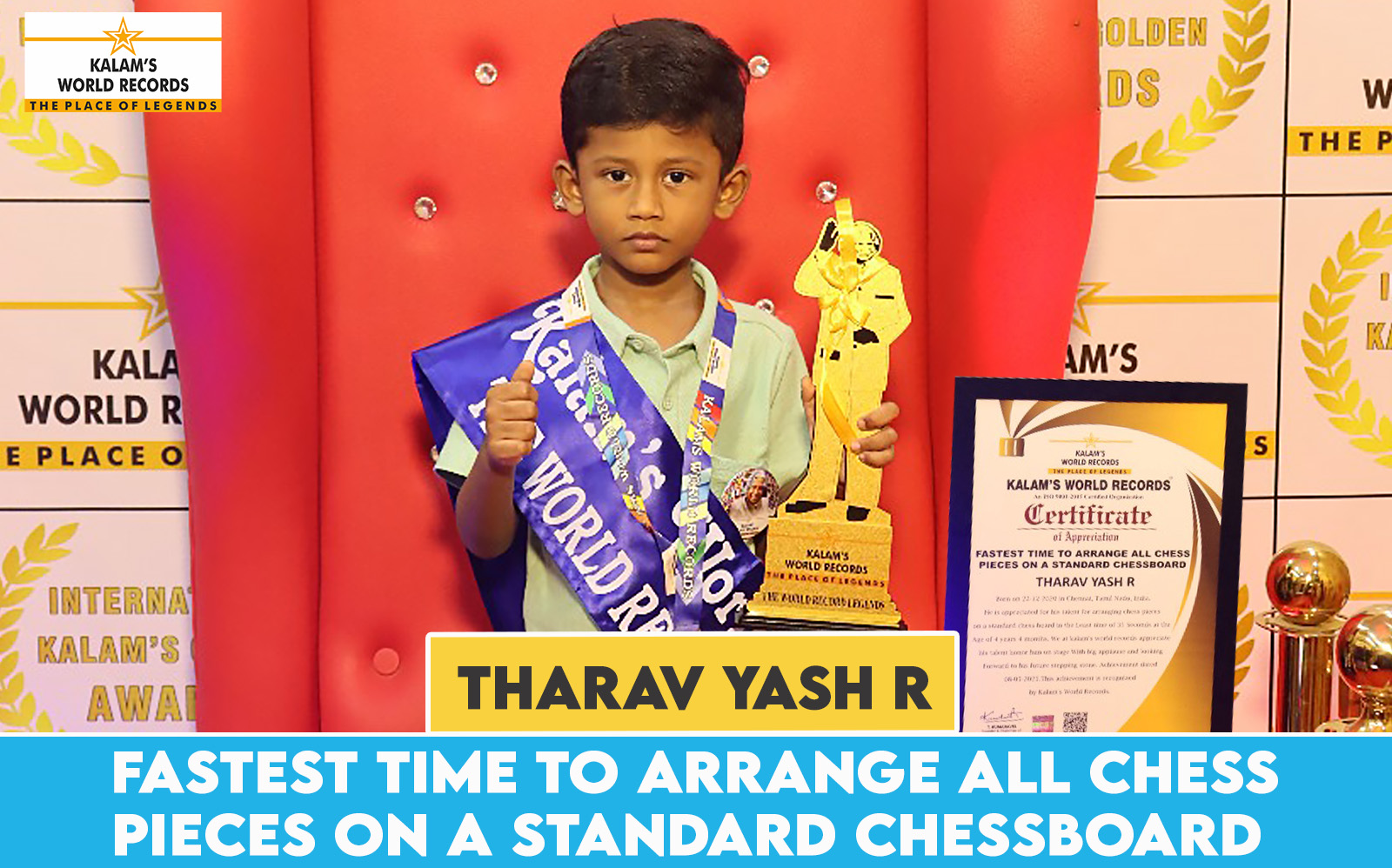 Fastest Time to Arrange All Chess Pieces on a Standard Chessboard ...