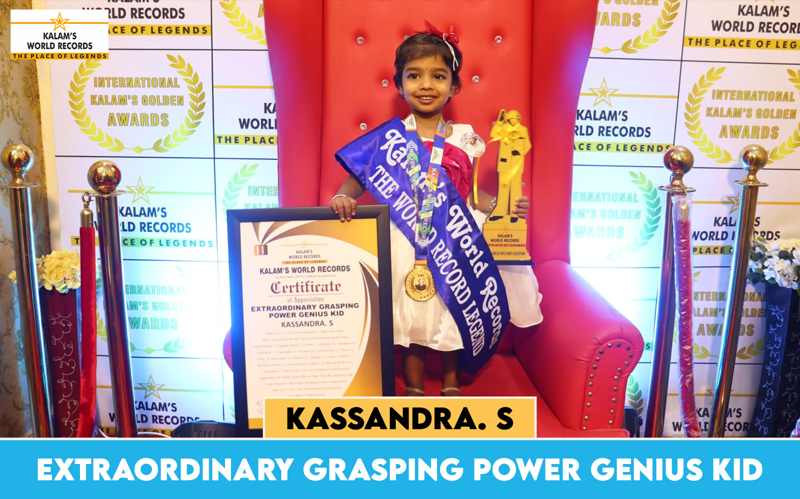 Extraordinary Grasping Power Genius Kid - Kalams World Records