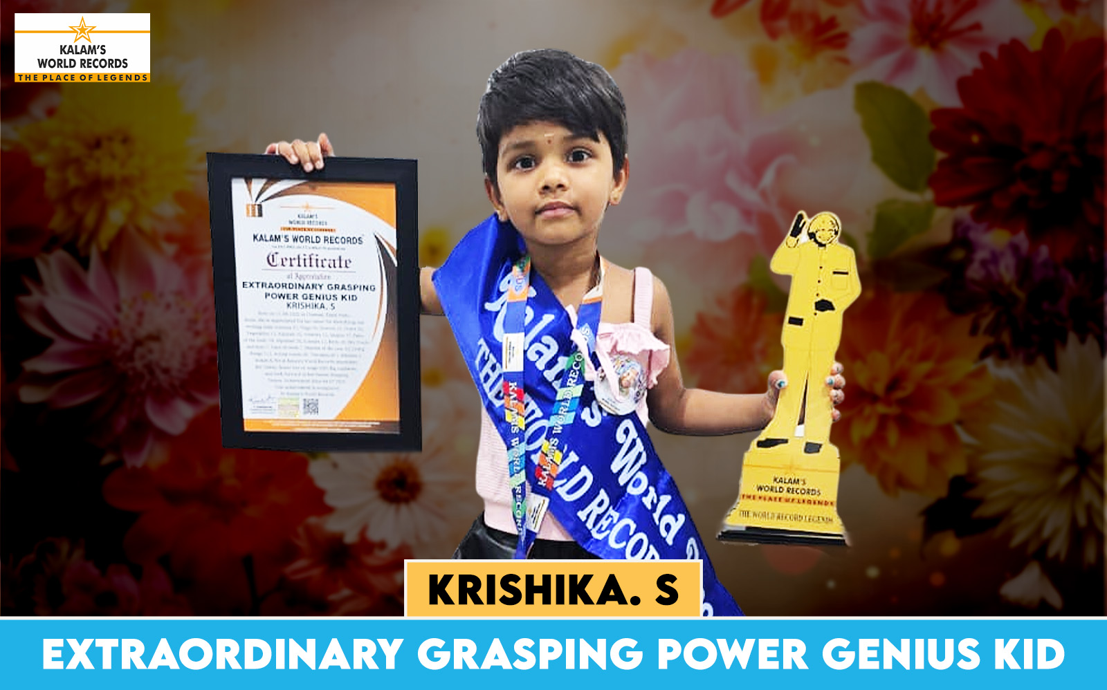 Extraordinary Grasping Power Genius Kid - Kalams World Records
