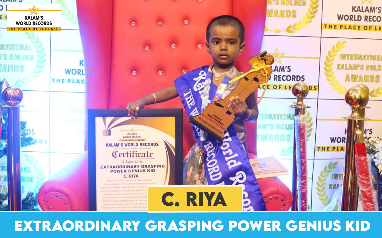 Extraordinary Grasping Power Genius Kid - Kalams World Records