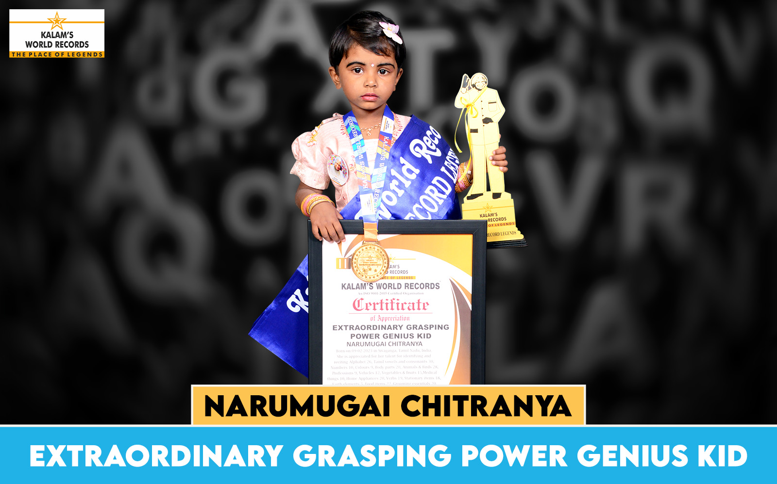 Extraordinary Grasping Power Genius Kid - Kalams World Records