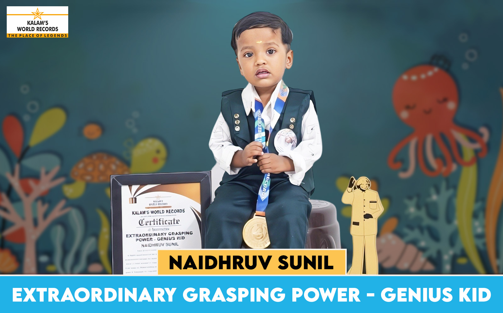 Extraordinary Grasping Power - Genius Kid - Kalams World Records
